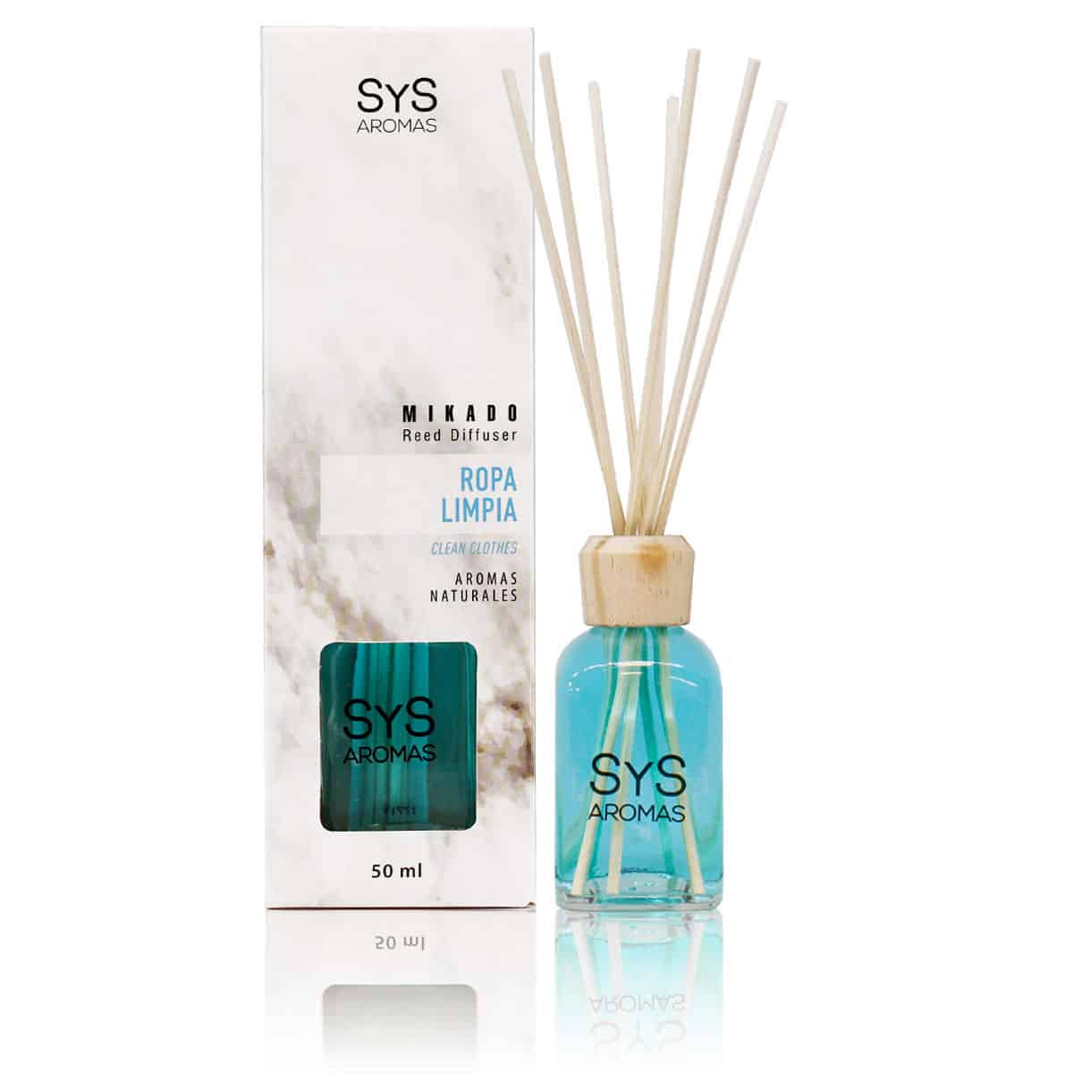 Mikado Reed Diffuser - SyS 50ml Clean Clothes – Laboratorio SyS